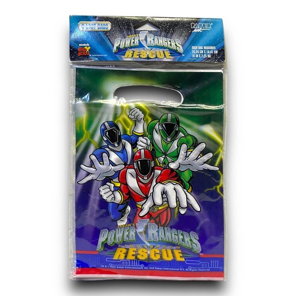 Power Ranger | Party Supplies | Vintage Power Rangers Lightspeed Rescue ...